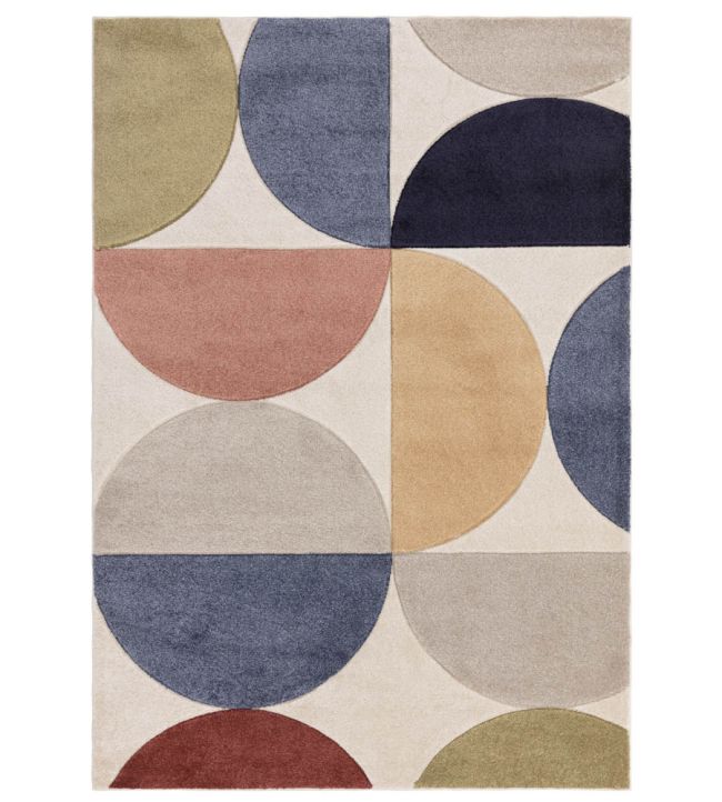 Sketch Curve Rug in Multi SK16 by Asiatic | Jane Clayton