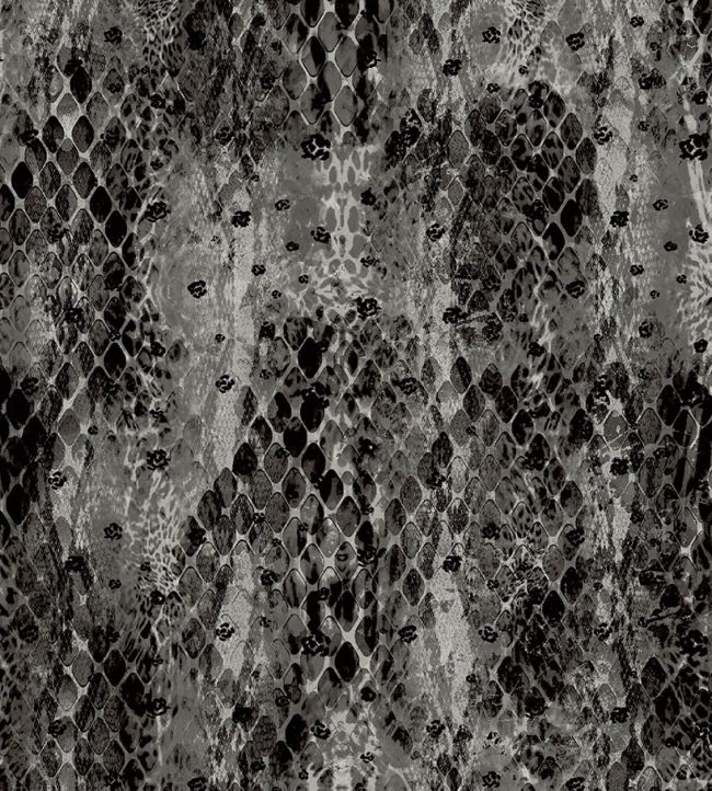 Snake Fabric in Silver by Arley House | Jane Clayton