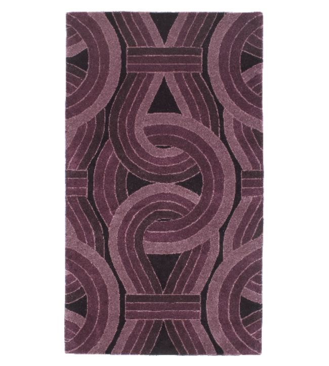 Solar Rectangle by Lara Bohinc Rug in Purple by CF Editions | Jane Clayton