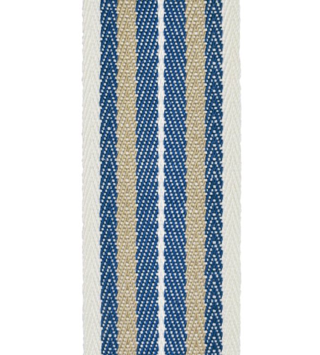 Southwold Stripe Braid Trimmings in Cobalt by Ian Mankin | Jane Clayton