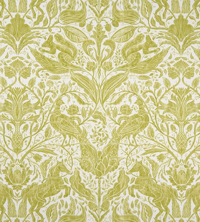 Forest Trail Fabric by Studio G in Citrus | Jane Clayton