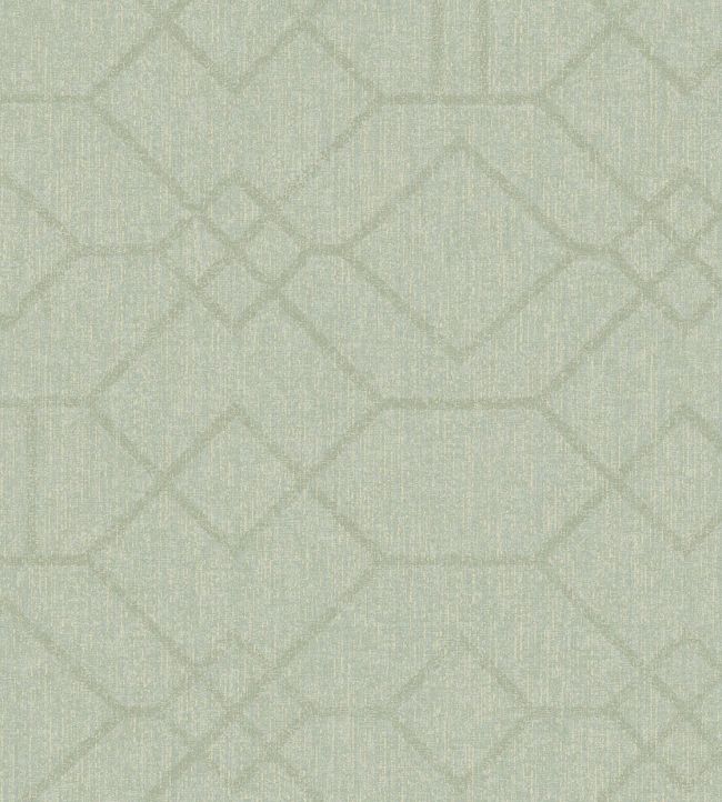 Subtle Geometry Wallpaper in Green by Eijffinger | Jane Clayton