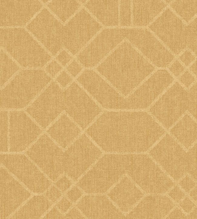 Subtle Geometry Wallpaper in Yellow/Ochre by Eijffinger | Jane Clayton