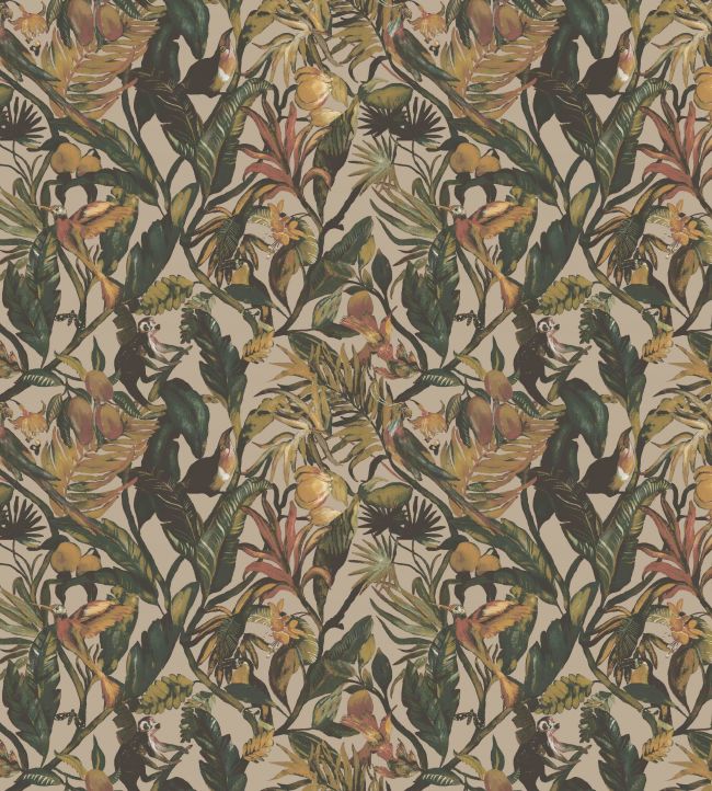 Sumatra Wallpaper in Ivory by Arley House | Jane Clayton