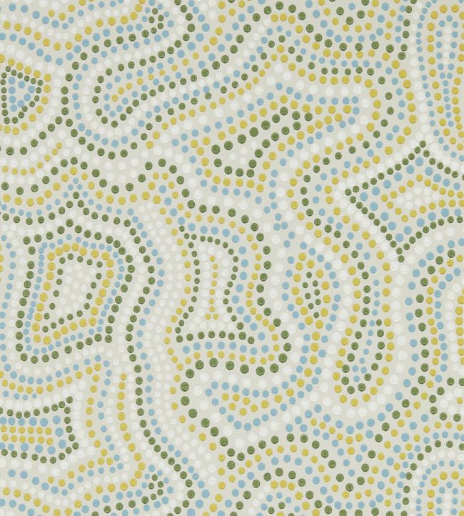 Sunstone Wallpaper in Celestial / Fig Leaf / Nectar by Harlequin | Jane Clayton