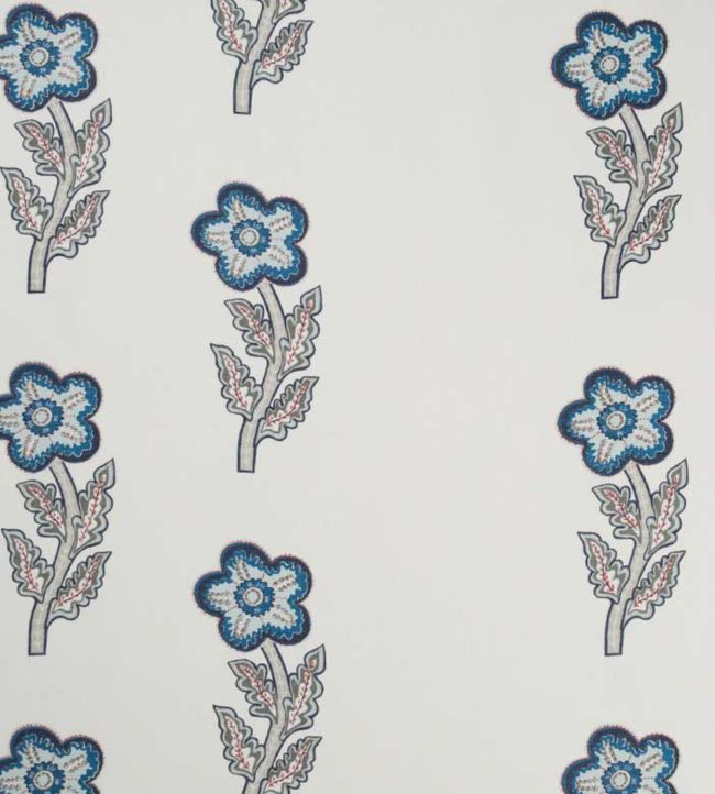 Tashas Trip Fabric in Berry by Kit Kemp for Christopher Farr Cloth ...