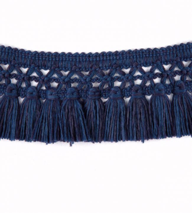Teepee Fringe Trimmings in Azzurro by Christopher Farr Cloth | Jane Clayton
