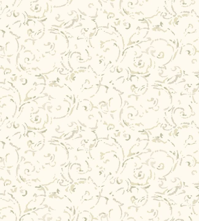 Tempest Wallpaper in 01 Ivory by Madeaux | Jane Clayton