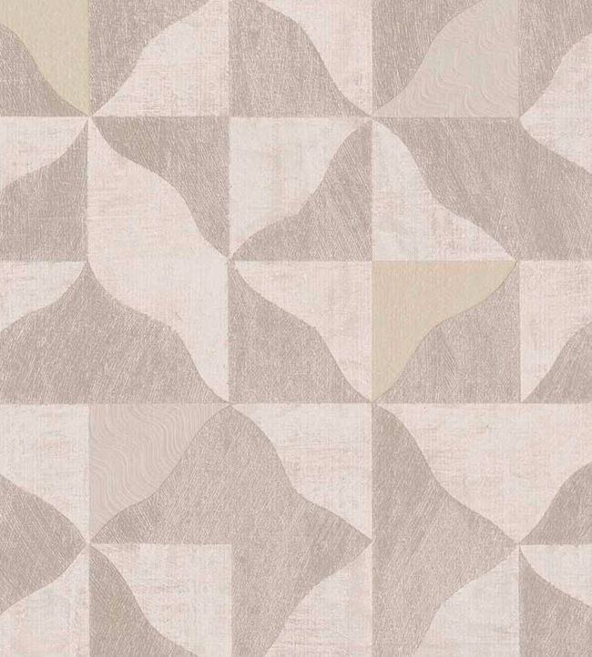 Textured Tiles Wallpaper in Sand by Eijffinger | Jane Clayton