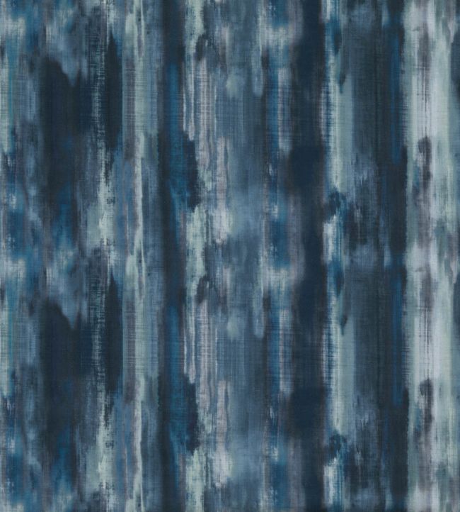 Falling Water Fabric by Threads in Indigo | Jane Clayton