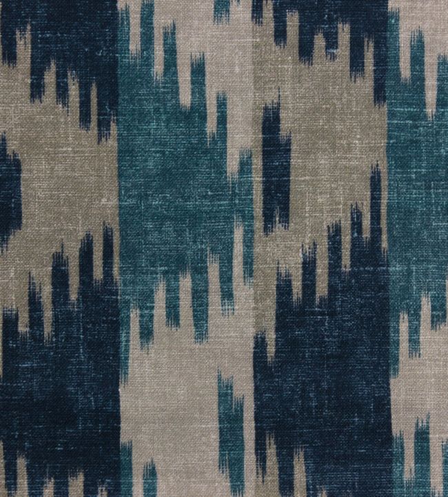 Oxus Fabric by Titley and Marr in Indigo & Sapphire | Jane Clayton