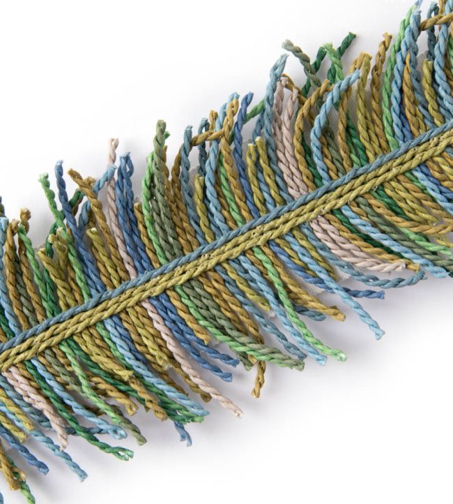 Trail Fringe Trimmings in Green by Christopher Farr Cloth | Jane Clayton