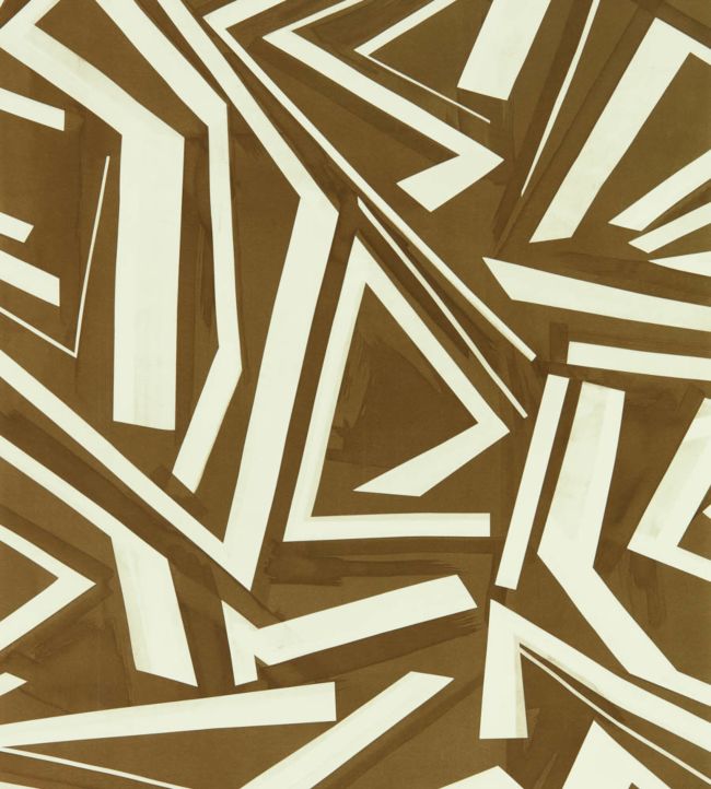 Transverse Wallpaper in Bronze by Harlequin | Jane Clayton