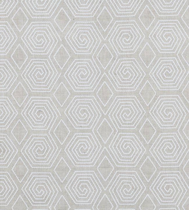 Turkish Maze Fabric in Ivory/Natural by Vanderhurd | Jane Clayton