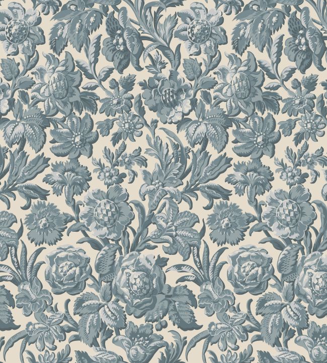 Valentin Wallpaper in Misty Blue by Sandberg | Jane Clayton
