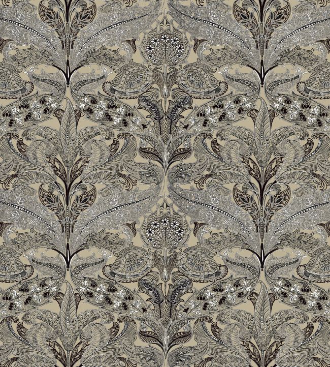 V&A Lacewing Fabric in Taupe by Arley House | Jane Clayton