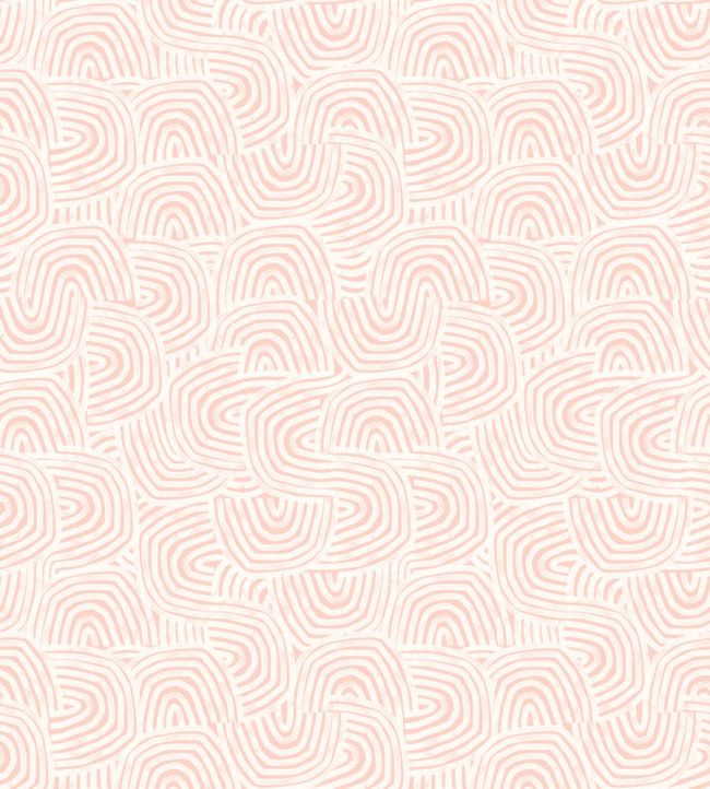 Venation Mini Wallpaper in Powder by Ohpopsi | Jane Clayton