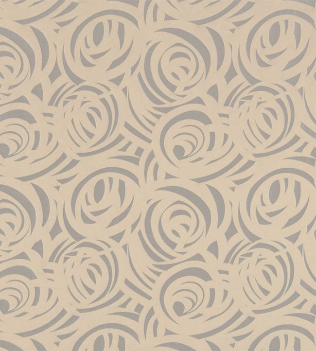 Vortex Fabric in Latte and Silver by Harlequin | Jane Clayton