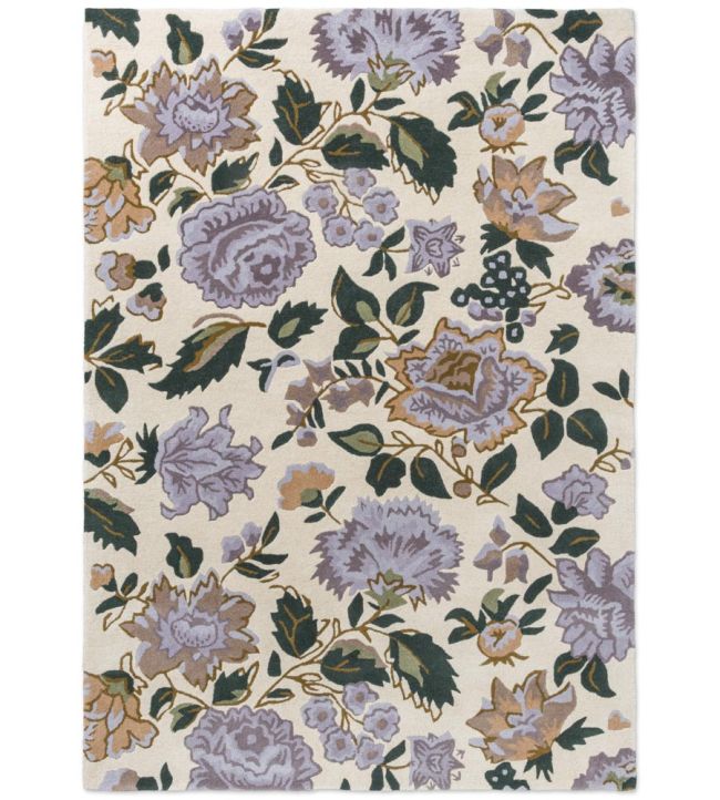 Wendling Floral Rug in Heather Purple by Brink & Campman | Jane Clayton