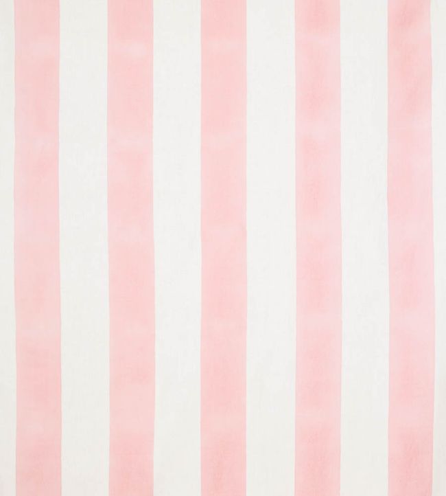 Wide Stripe Fabric in Pink by Molly Mahon | Jane Clayton