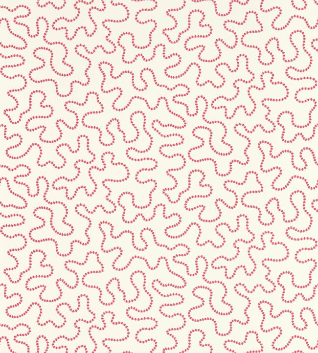 Wiggle Wallpaper in Carnelian/Rose Quartz by Harlequin | Jane Clayton