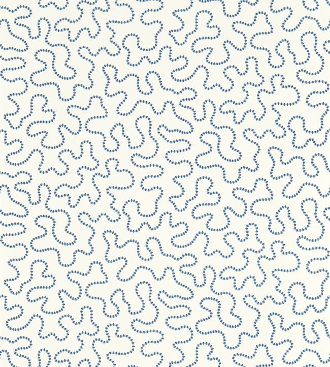 Wiggle Wallpaper in Lapis/Sky by Harlequin | Jane Clayton