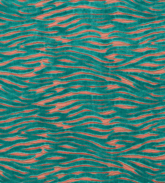 Wildstripe Fabric in Tropic by Clarke & Clarke | Jane Clayton