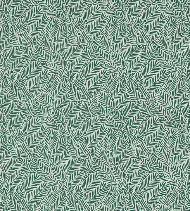 Yew & Aril Fabric in Seagreen by Morris & Co | Jane Clayton
