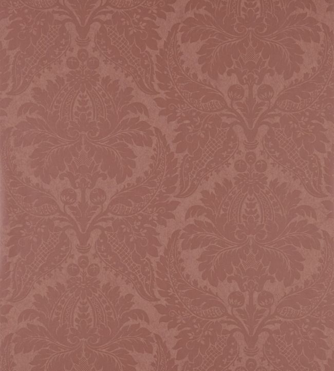 Malmaison Damask Wallpaper in Faded Rose by Zoffany | Jane Clayton
