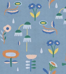 Lush Wallpaper in Indigo by Coordonne | Jane Clayton