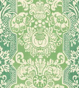 Marigold Wallpaper in Green by GP & J Baker | Jane Clayton