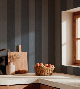 Palmeral Wallpaper in Blue by Coordonne | Jane Clayton
