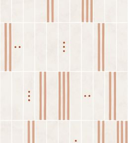 Play Blocks Wallpaper in Peach by Coordonne | Jane Clayton