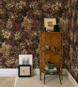 Verdure 16TH Wallpaper in Vermillion by Coordonne | Jane Clayton