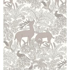 Balmoral Wallpaper in Natural by Warner House | Jane Clayton