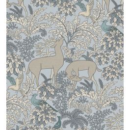 Balmoral Wallpaper in Sky by Warner House | Jane Clayton