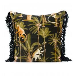 Barbados Ready Made Cushions in Anthracite by MINDTHEGAP | Jane Clayton