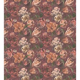 Bronte Wallpaper in Crimson by Arley House | Jane Clayton