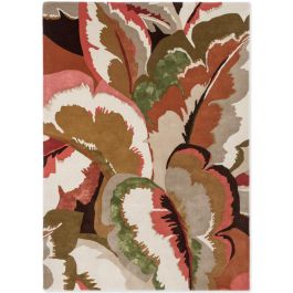 Calathea Rug in Amber/Brazilian Rosewood by Harlequin | Jane Clayton