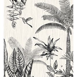 Ipanema Wallpaper Mural by Casamance in Carbone | Jane Clayton