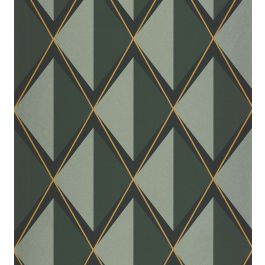 Chaplin Wallpaper in Vert Taiga by Casadeco | Jane Clayton