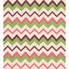 Chooli Fabric in Carmine by Clarke & Clarke | Jane Clayton