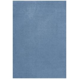 Classic Solid Wool Rug in Cornflower Blue by Layered | Jane Clayton