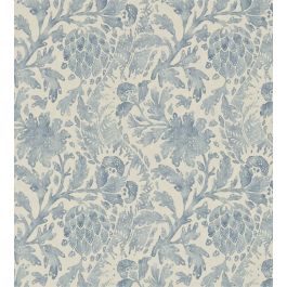 Cochin Wallpaper in Blue by Zoffany | Jane Clayton