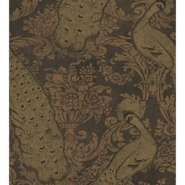 Byron Wallpaper by Cole & Son in Black & Gold | Jane Clayton