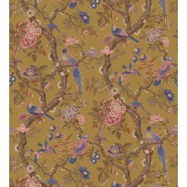 Eltham Wallpaper in Ochre by GP & J Baker | Jane Clayton