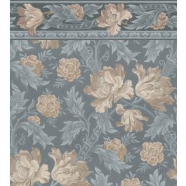 Esther Wallpaper mural in Misty Blue by Sandberg | Jane Clayton