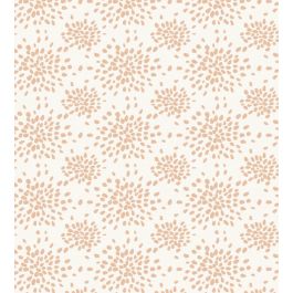 Fireworks Wallpaper in Peach Fuzz by Scalamandre | Jane Clayton