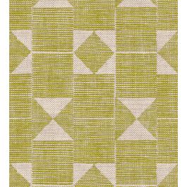 Flag Wallpaper in Chartreuse by Fermoie | Jane Clayton