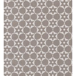 Flower Cut Out Fabric in Grey/Moonstone by Vanderhurd | Jane Clayton